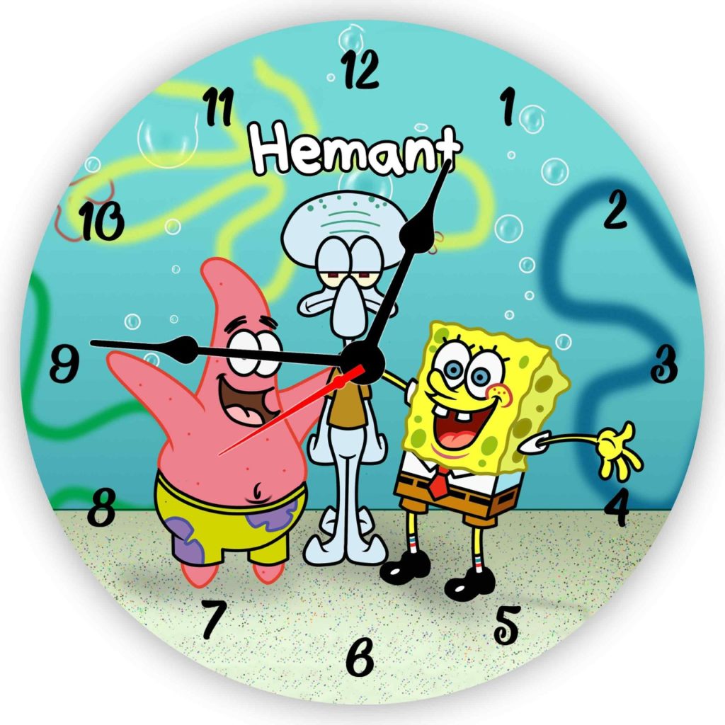 Clock – Spongebob – Mom’s Charm