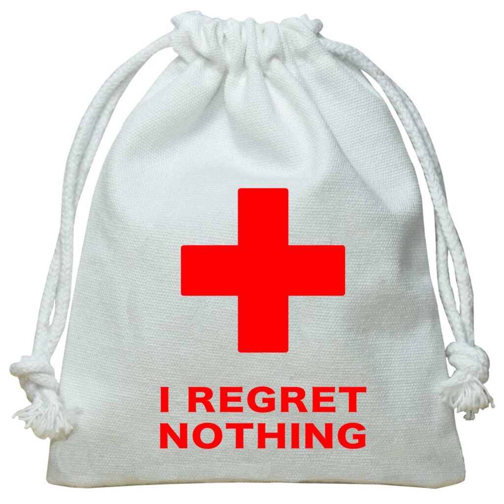 I Regret Nothing Design – Hangover Kit – Personalize with name / Any ...