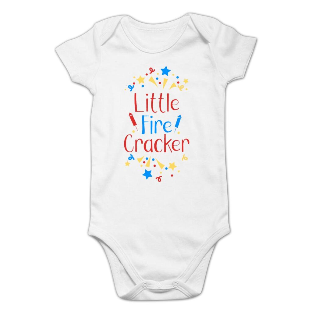Diwali Romper – Little Fire Cracker – Personalize with Name – Mom’s Charm