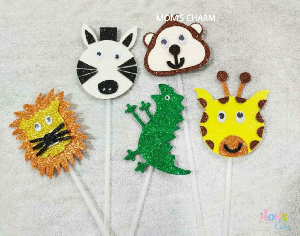 Jungle - Photo Sticks (pack of 5) - Mom's Charm