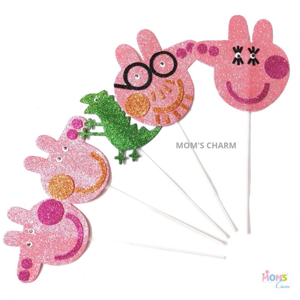 Peppa Pig – Photo Sticks (pack of 5) – Mom’s Charm