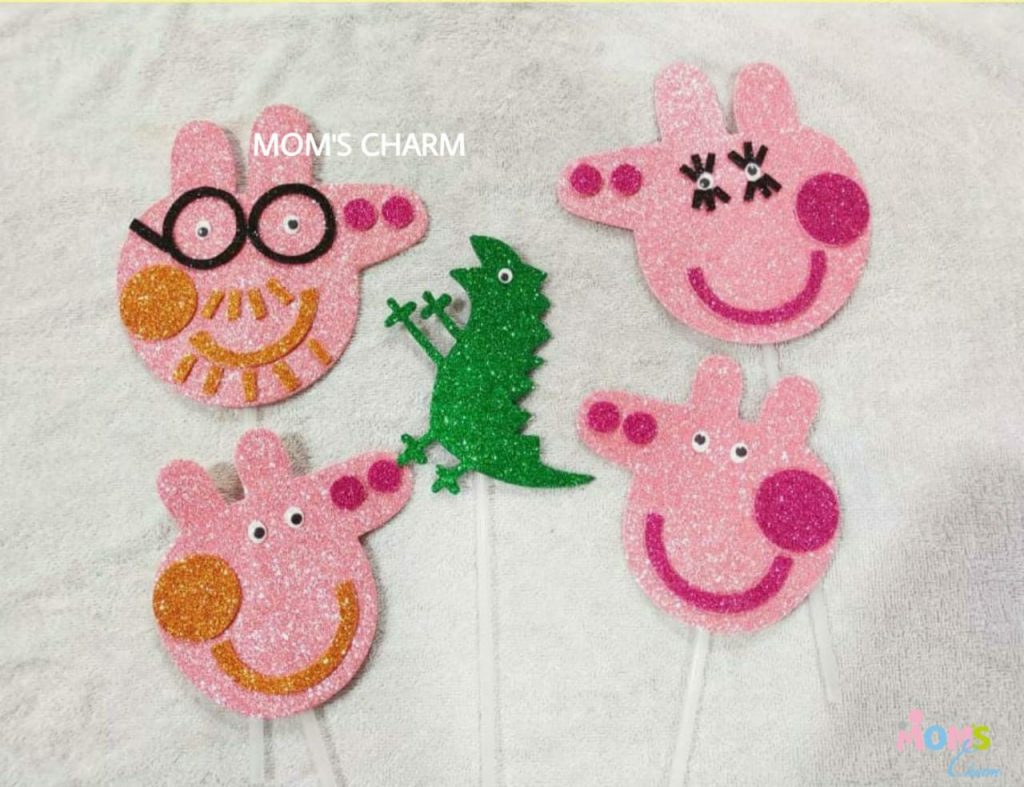 Peppa Pig – Photo Sticks (pack of 5) – Mom’s Charm