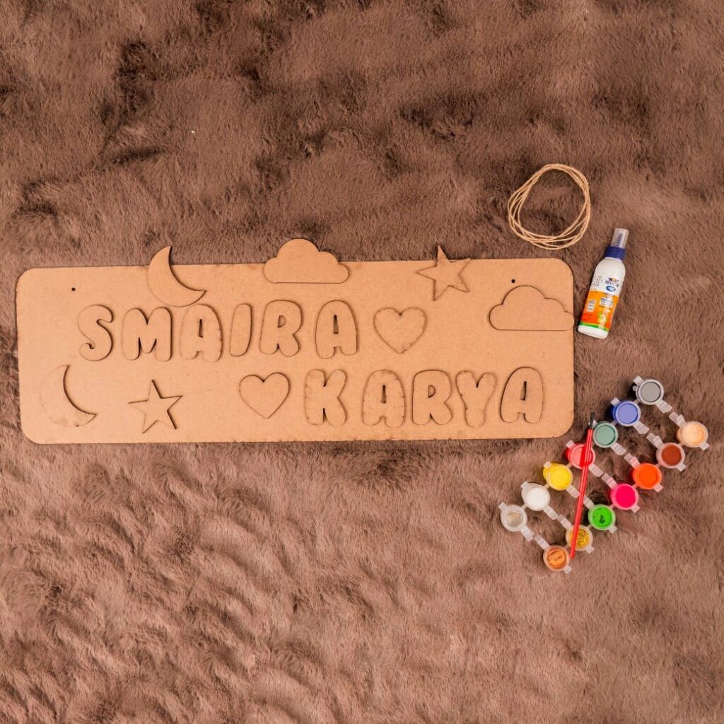 Name Plate DIY – Create Your Own – Mom’s Charm