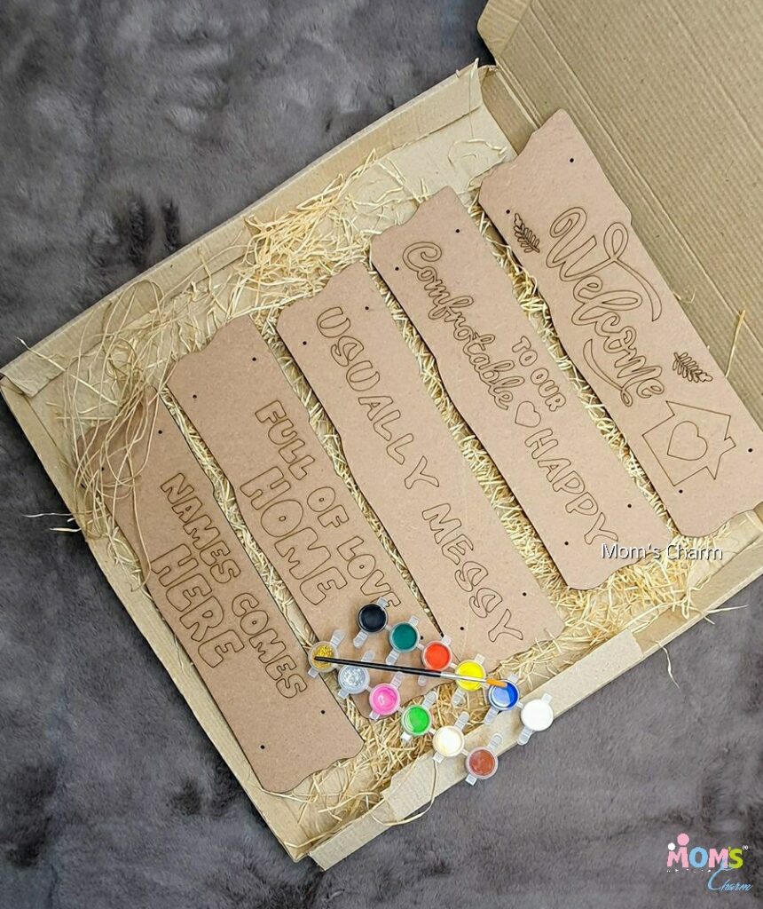 DIY Name Plate Slabs – Mom’s Charm