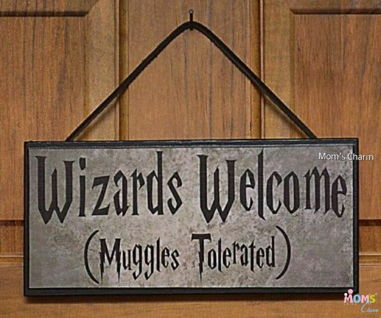 Harry Potter Wizards Muggles Name Plate – Can be personalized – Mom’s Charm